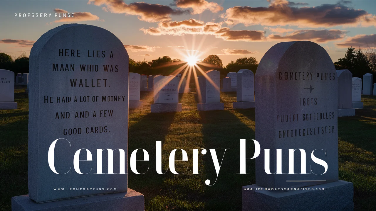 425+ Cemetery Puns Jokes One Liner - Rare Puns