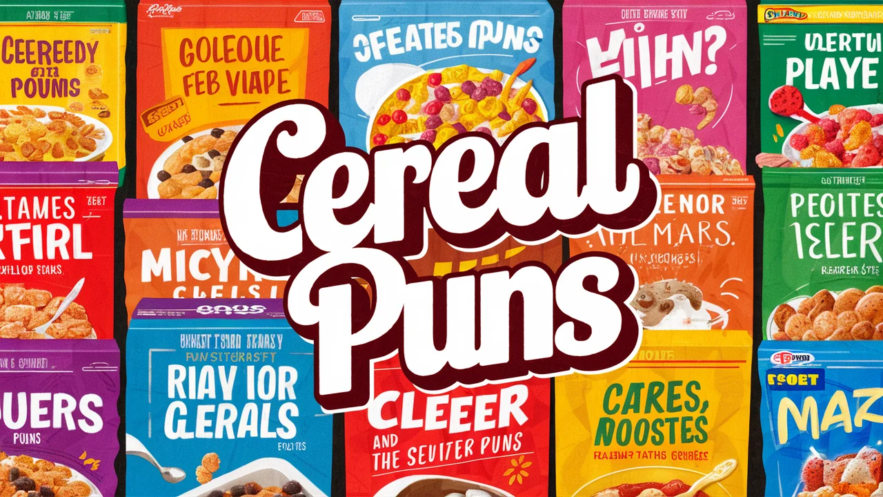 223+ Cereal Puns and Jokes One Liner - Rare Puns