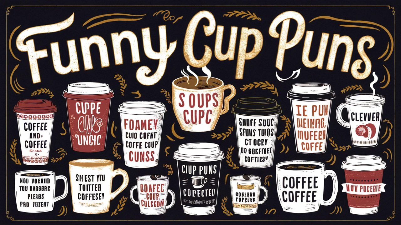 145+ Funny Cup Puns - Rare Puns