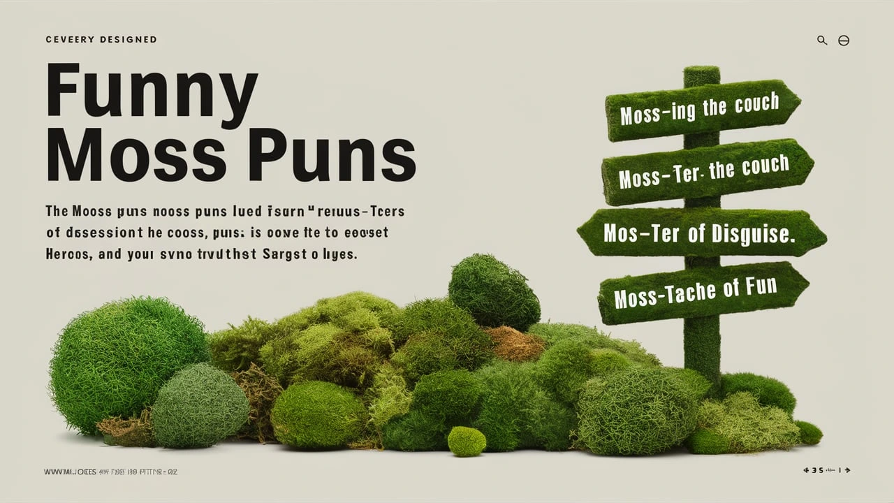25+ Funny Moss Puns - Rare Puns