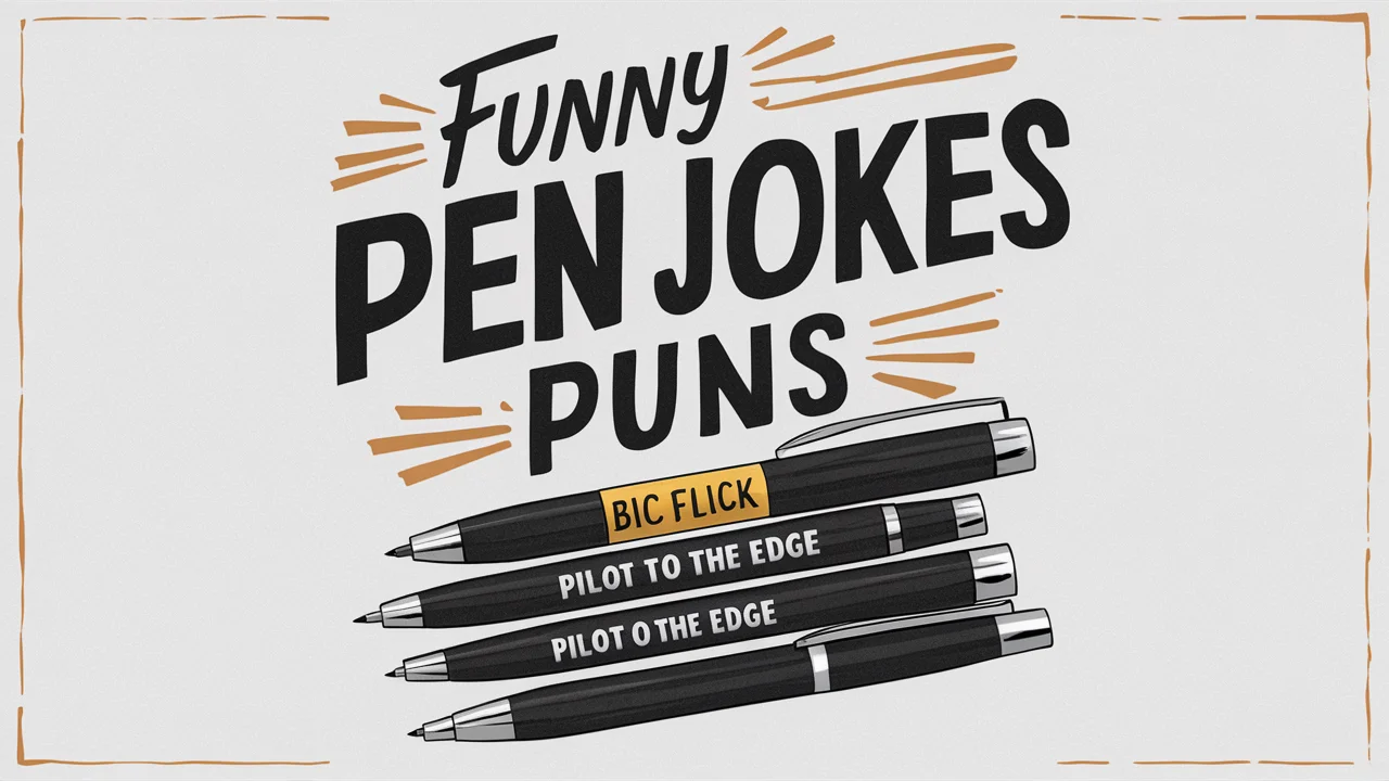 215+ Funny Pen Jokes Puns - Rare Puns