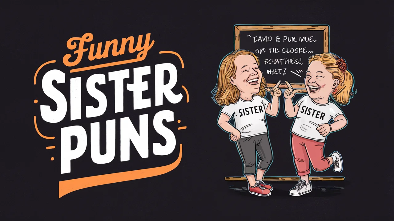 125+ Funny Sister Puns - Rare Puns