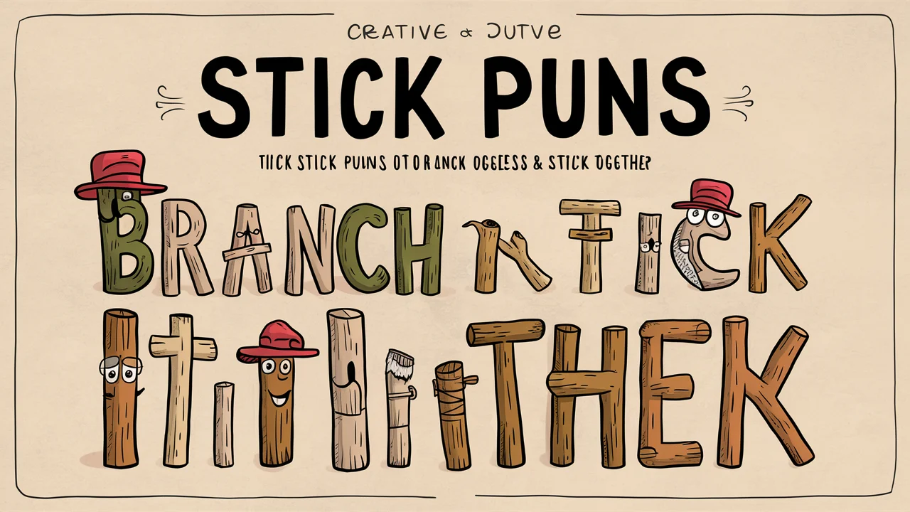 125+ Stick Puns Jokes One Liner - Rare Puns