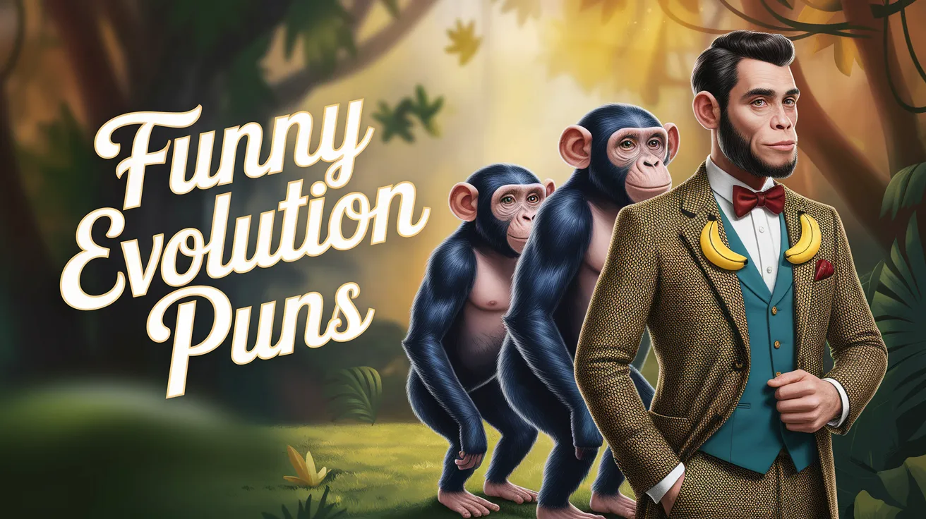 210+ Funny Evolution Puns One Liner - Rare Puns