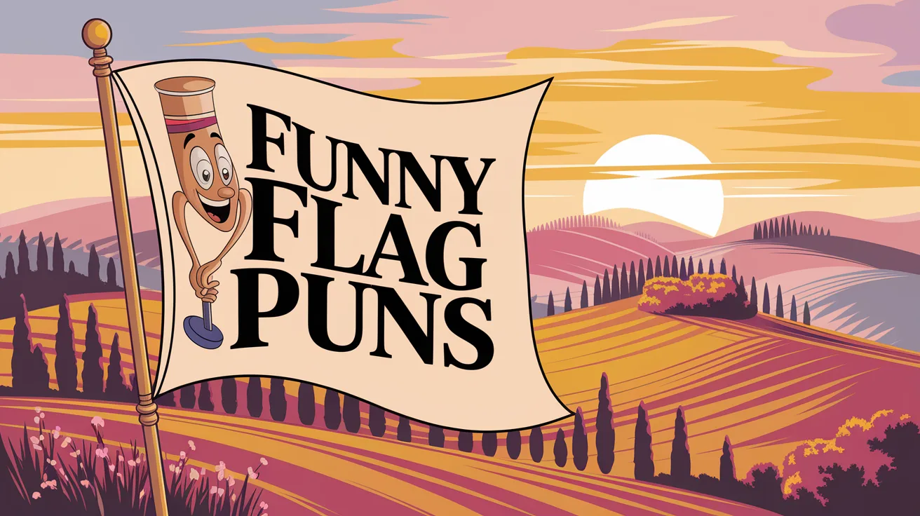 217+ Funny Flag Puns One Liner - Rare Puns
